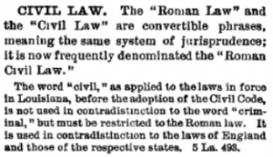 Civil Law is Roman Law - Do Not Be Fooled by Government
